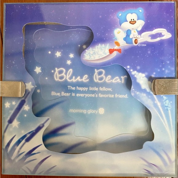 morning glory | Accents | Rare Vintage Morning Glory Blue Bear Photo ...